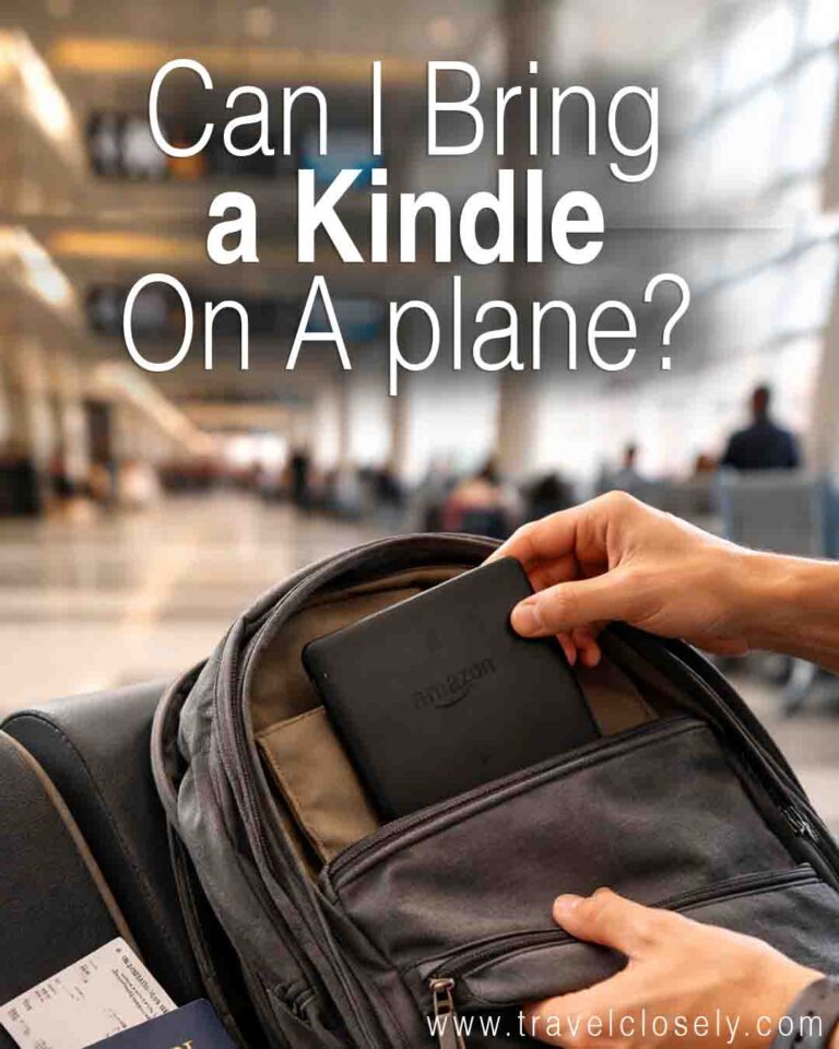 Can You Take a Kindle on a Plane? 2026