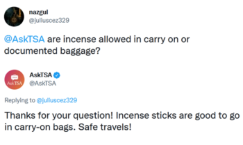 Can You Take Or Bring Incense On a Plane? 2026