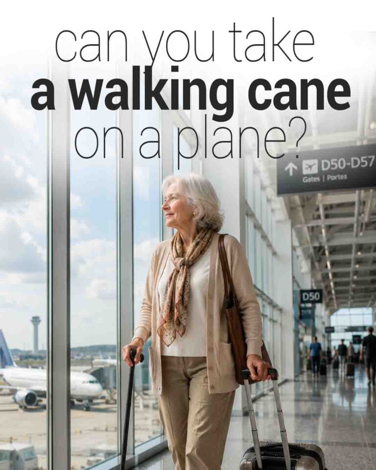 Can You Take A Walking Cane On A Plane? 2026