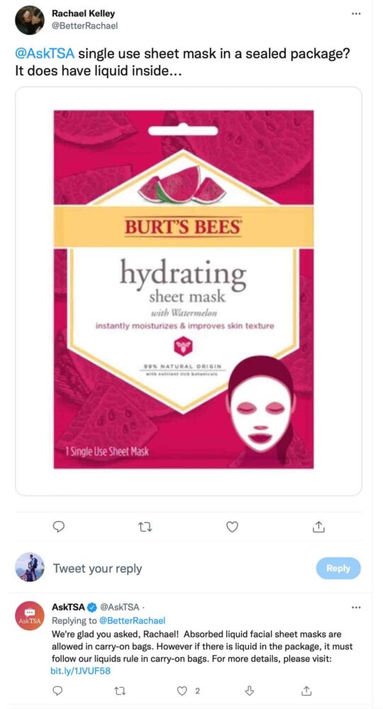 Can You Bring Facial Sheet Mask On a Plane ? 2025