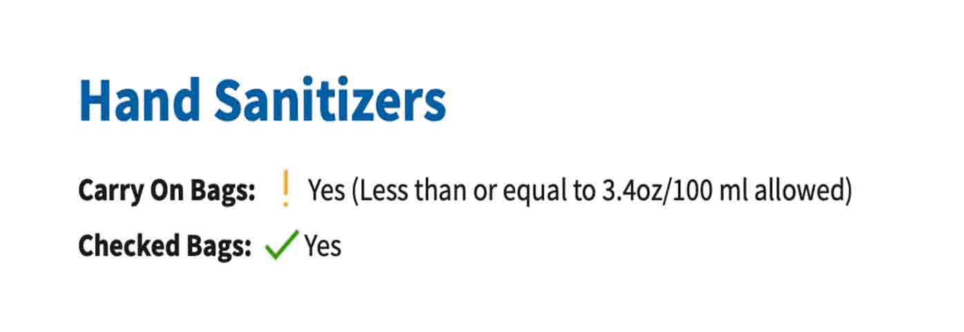 Can You Bring Hand Sanitizer On a Plane 2025? TSA Rules