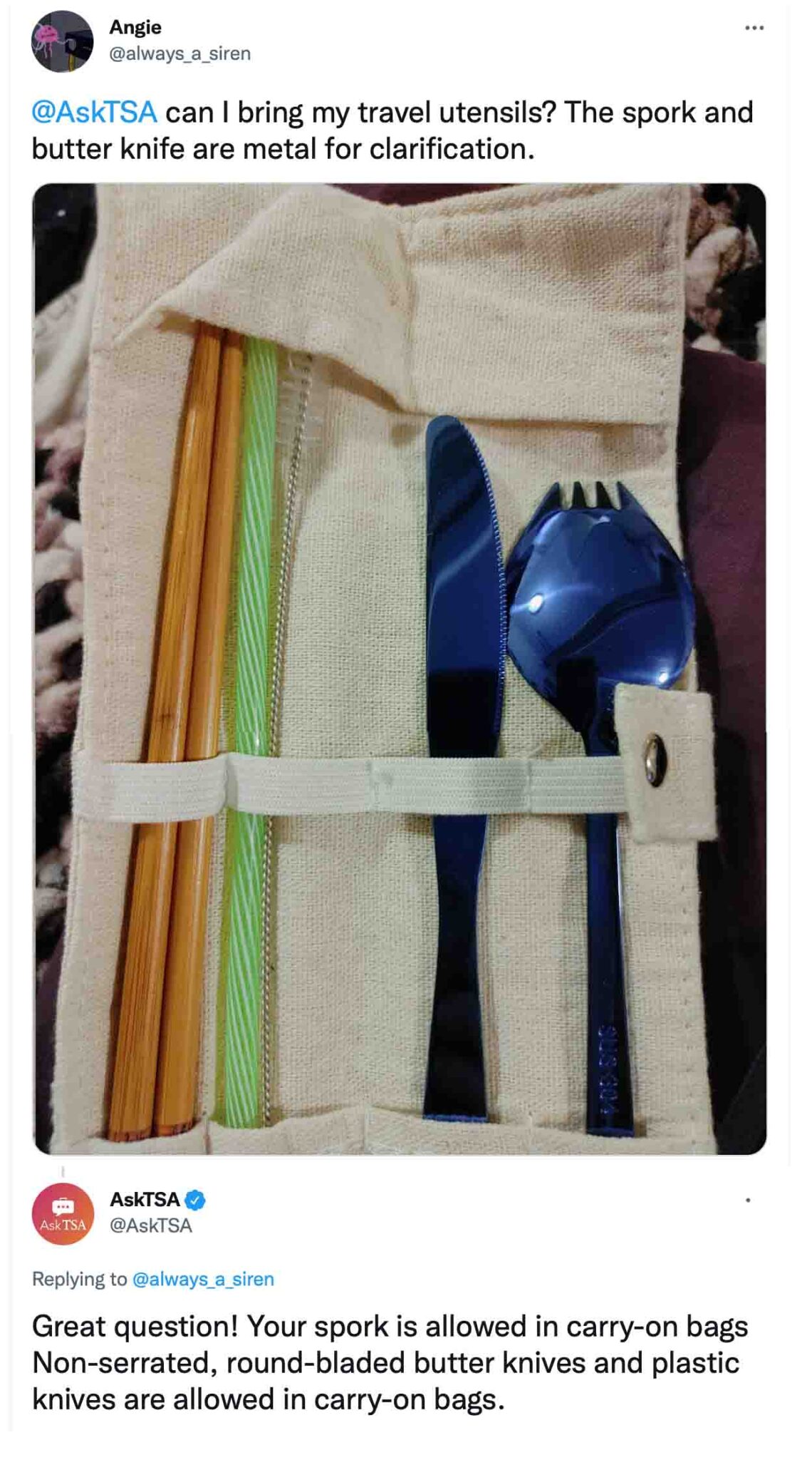 Can You Bring Utensils And Cutlery On A Plane? 2025