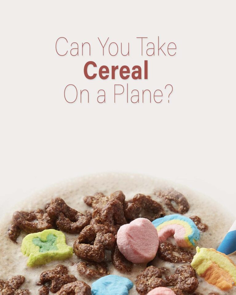 Can You Take Cereal On a Plane? TSA Rules 2026
