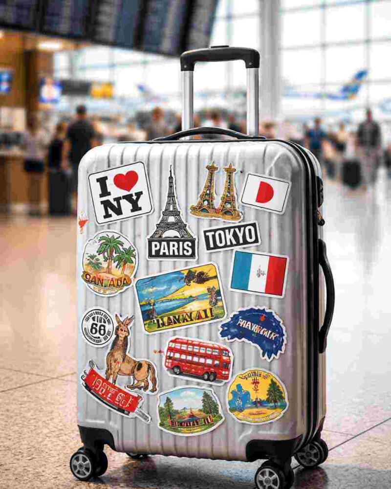 Can You Put Stickers On Luggage? Are Suitcase Stickers Banned?