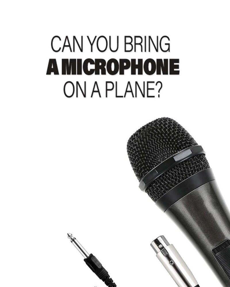 Can You Bring a Microphone On a Plane? 2026 Flying With Microphones