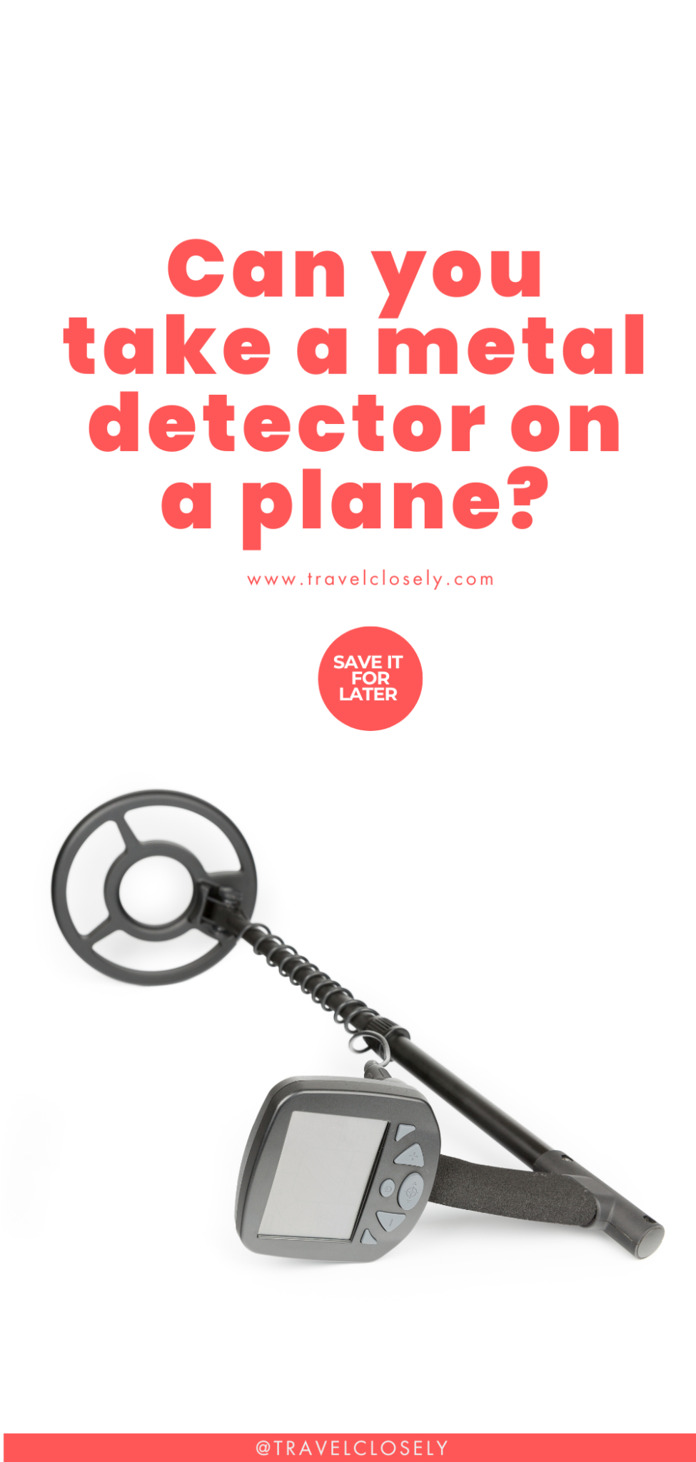 Can you take a metal detector on a plane? - Travelclosely