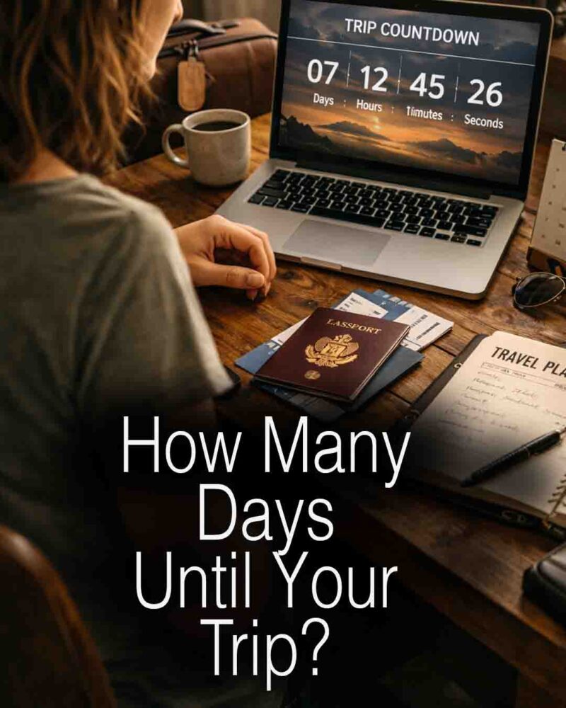 Trip Countdown Calculator (Offline), How Many Days Until Your Next ...